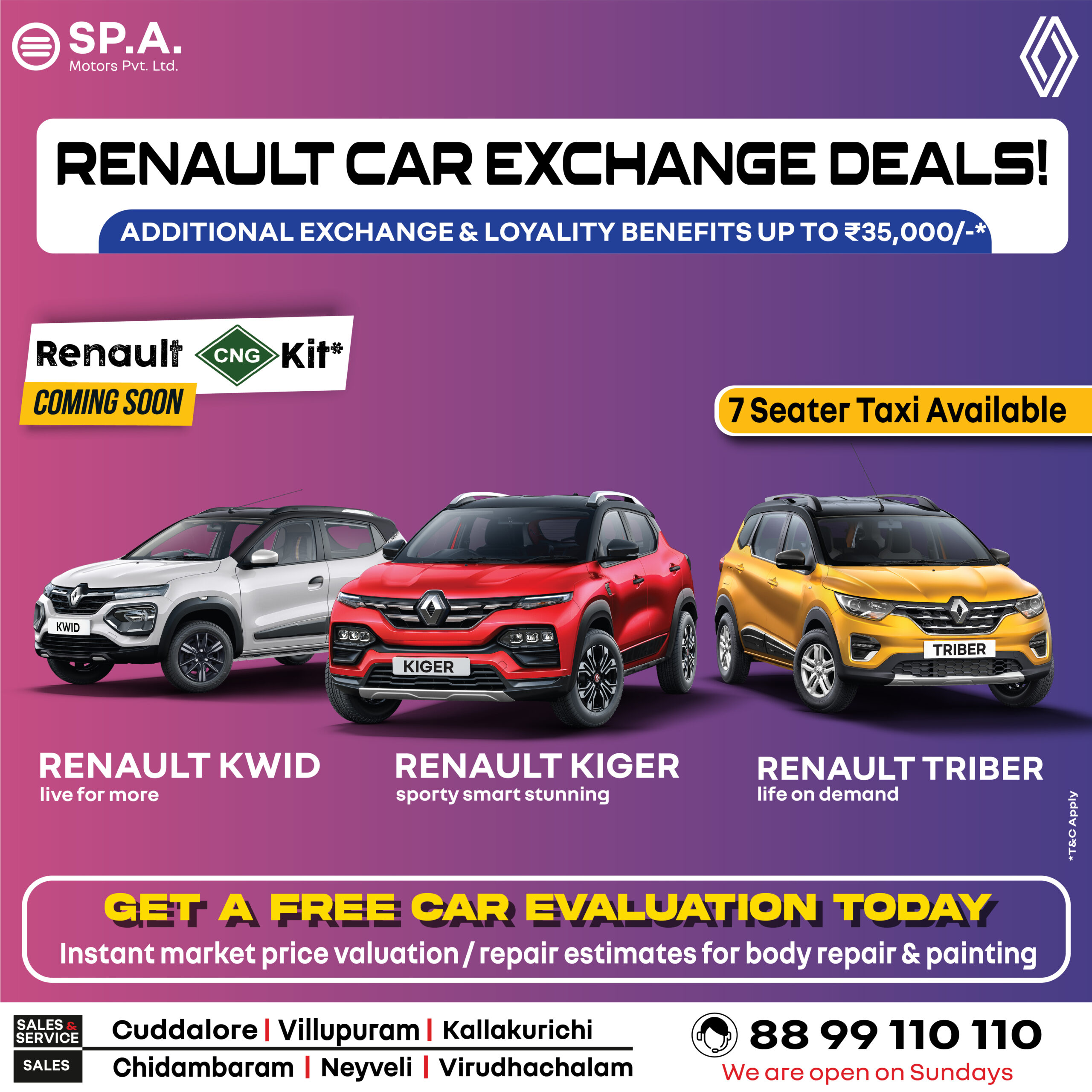 Certified Used Cars - Renault SP. A Motors